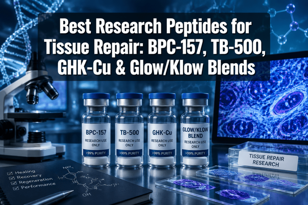 Best Research Peptides for Tissue Repair: Comparing BPC‑157, TB‑500,