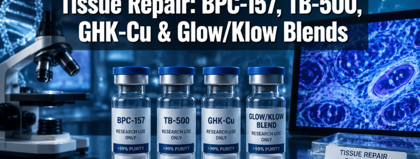 Best Research Peptides for Tissue Repair: Comparing BPC‑157, TB‑500,