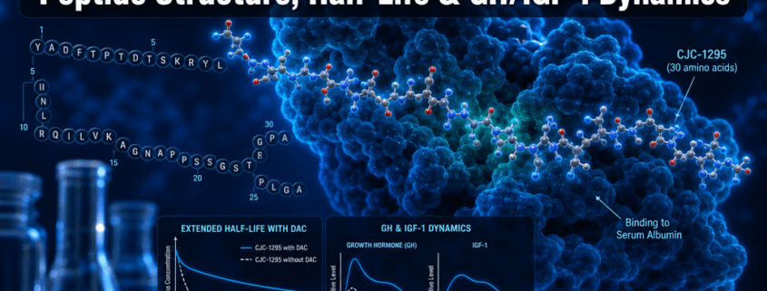 CJC-1295 With and Without DAC: Peptide Structure, Half-Life, and